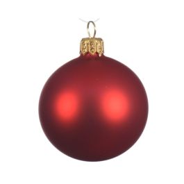 10cm Red Shatterproof Baubles